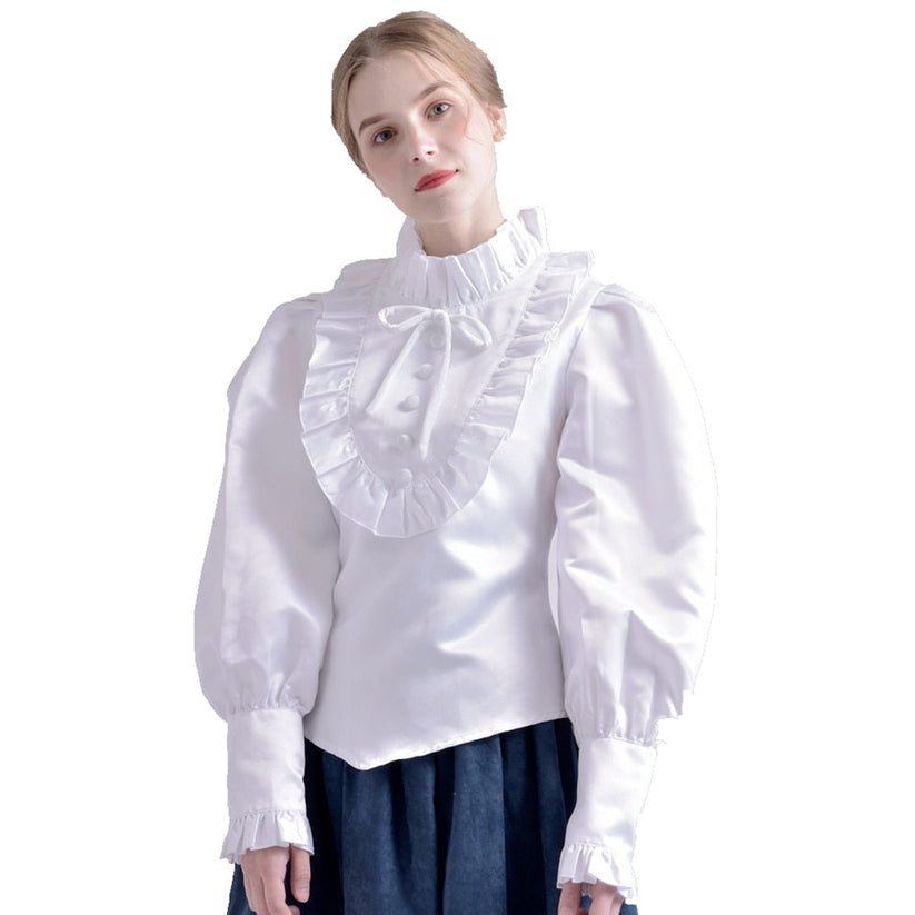 Chemisier Col Victorien - Majesté | Steampunk Store