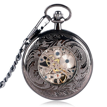 Montre à Gousset Squelette Mécanique | Steampunk Store