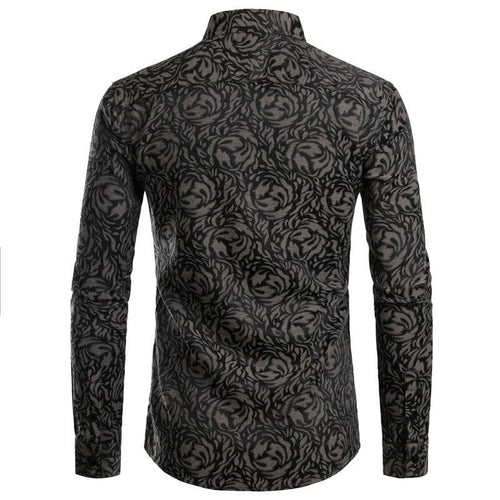 Chemise à Fleurs - Homme Vintage | Steampunk Store